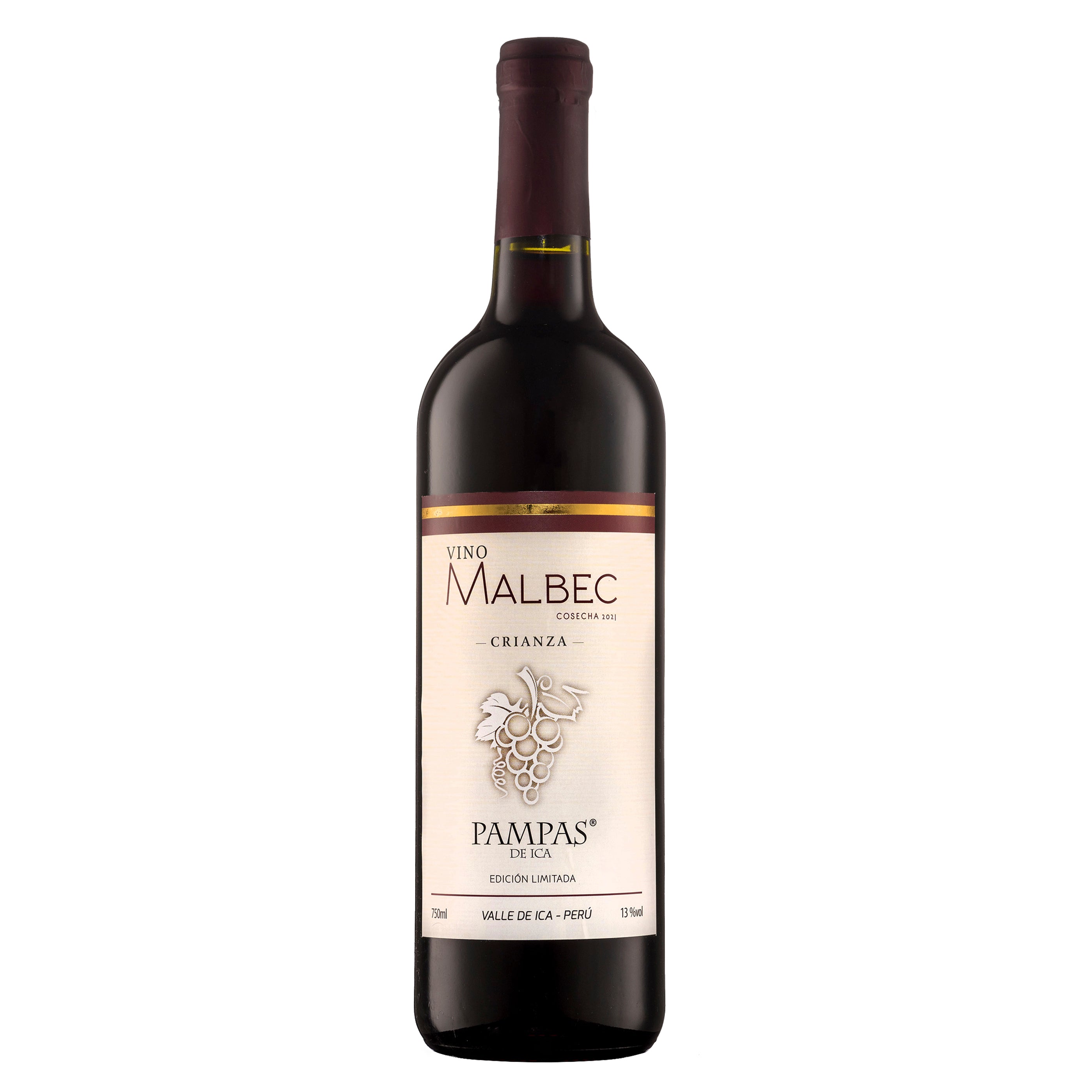 PAMPAS TINTO MALBEC CRIANZA 750 ML – Cumpa Peru